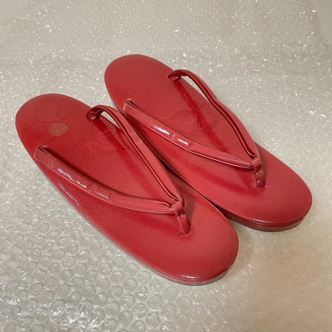 Japanese Sandals for Kimono Style, Zori, for Women, Red Zori - Etsy