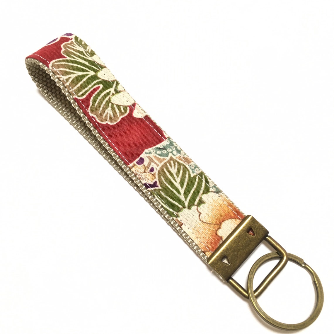 Japanese Wristlet Key Fob Fabric Keychain Japanese Pattern - Etsy