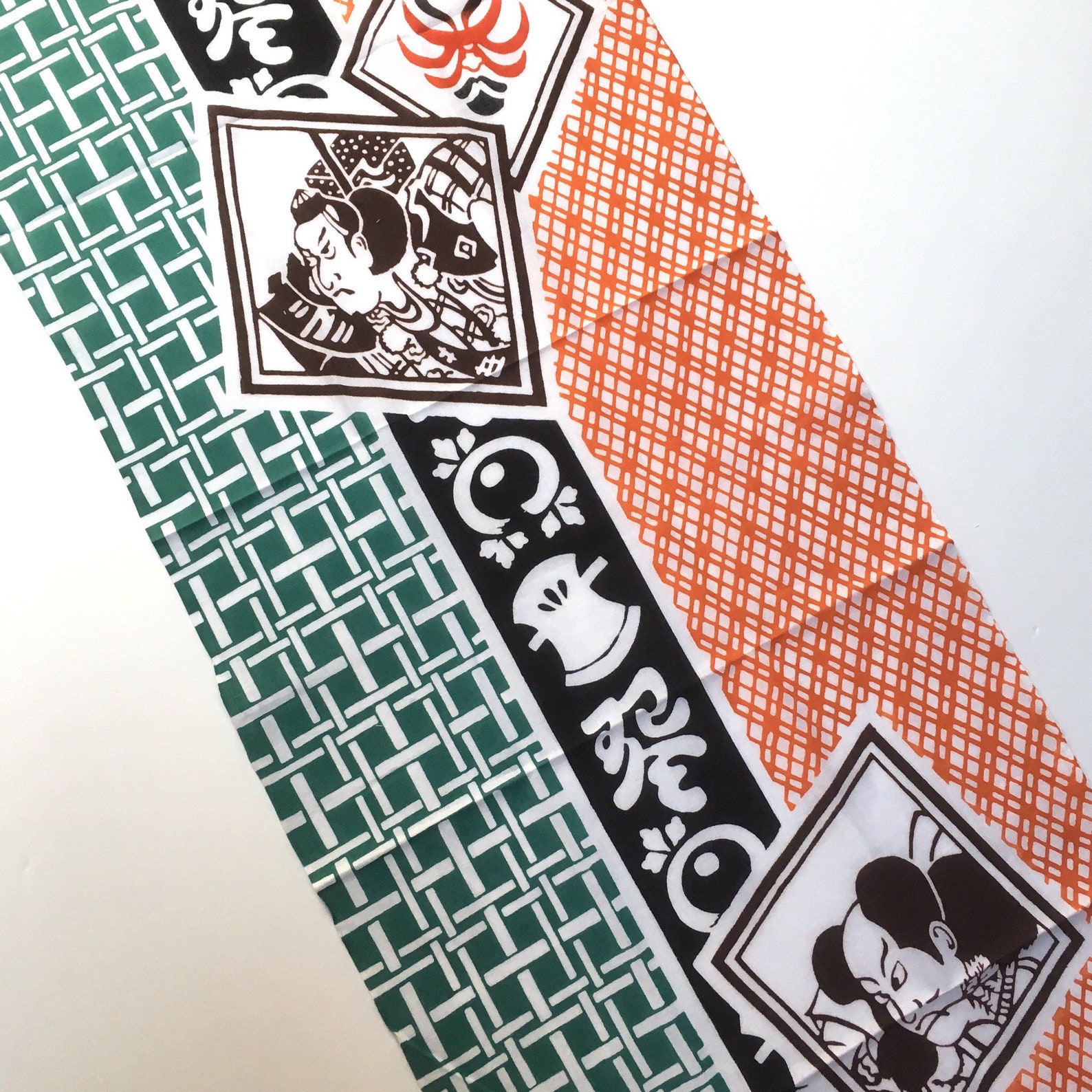 Tenugui Kabuki Fabric Wrapping Cloth Sea Japanese Fabric - Etsy