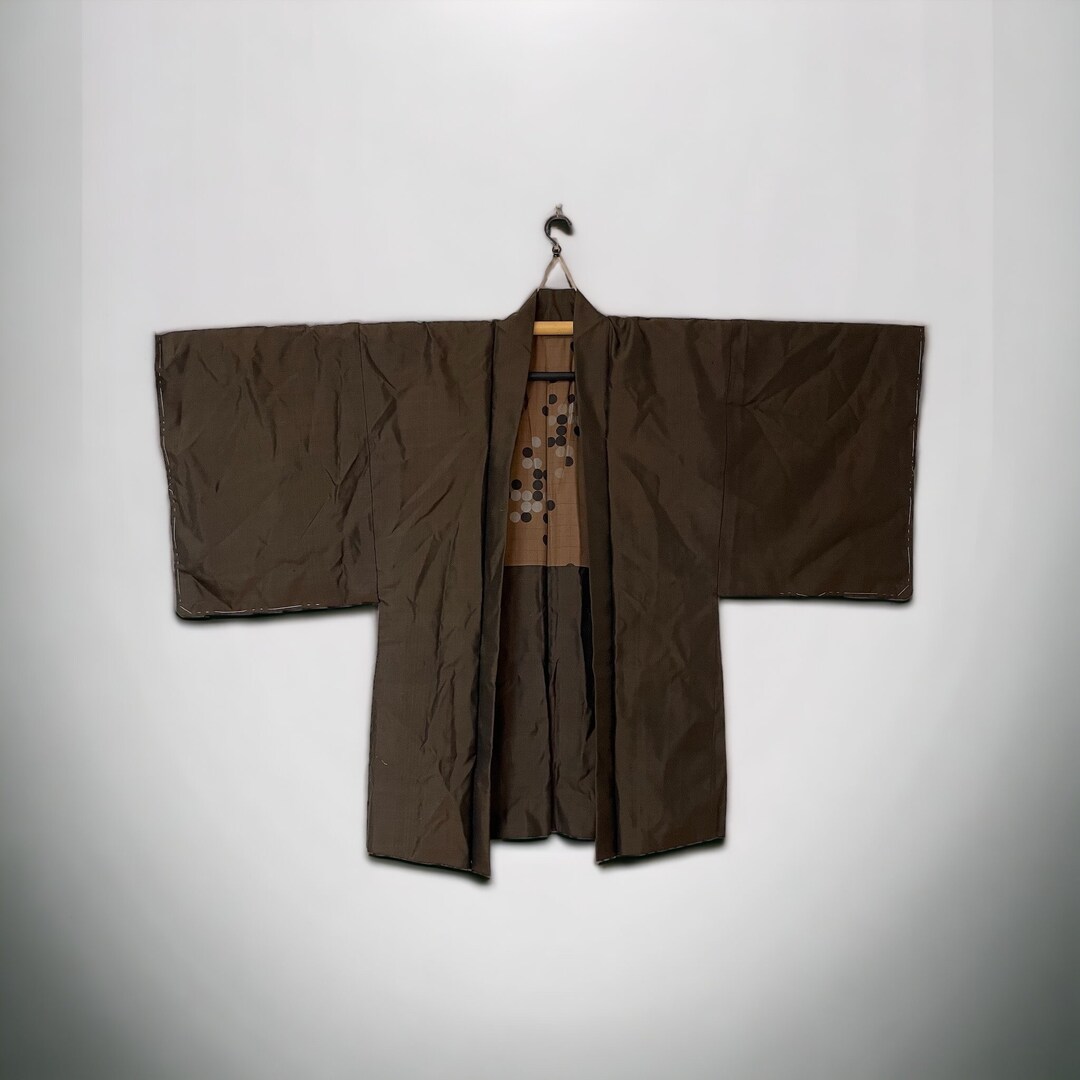 Haori for Men, Vintage Japanese Haori, Kimono, Kimono Jacket, Men's ...