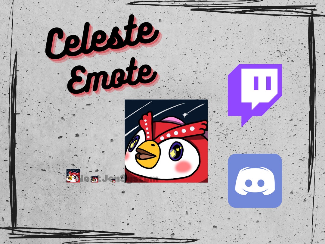 Animal Crossing Celeste Pog / Woah Emote for Twitch and Discord - Etsy