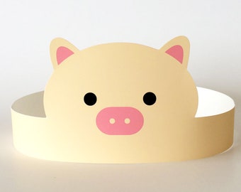 Pig Ears and Tail Birthday Party Favors Headband Package Halloween ...