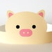 Pig Mask/costume/headband/crown, Kids/girl Farm Birthday Party Hat, Pig ...