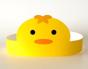 Duck Paper Crown Printable - Etsy UK