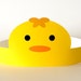 Duck Mask/costume/hat, Duck Birthday Hat, Duck Party Supply, Farm Party ...