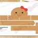 Gingerbread Girl Paper Crown/hat/headband Printable, Holiday/christmas ...