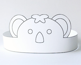 Koala Costume Mask Toddler/kids Preschool Toddler Crafts Zoo | Etsy