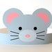 Mouse Coloring Costume Mask for Kids, Mouse Ears Headband/hat ...