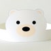 Polar Bear Crown Printable, Costume/mask Kid/toddler, Polar Bear Baby ...