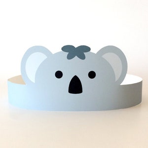 Koala Costume Mask Toddler/kids, Preschool Toddler Crafts, Zoo Party ...