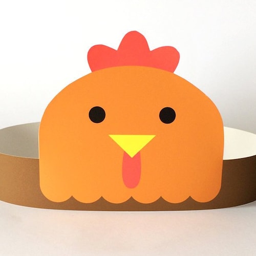 Chicken Hat Farm Animal Birthday Party - Etsy