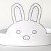 Rabbit Coloring Craft for Kids, Rabbit Ears Headband, Imagination Play ...