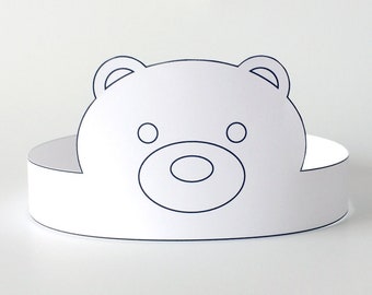 Tan and Brown Honey Bear Theme Ears Headbands Birthday Party - Etsy