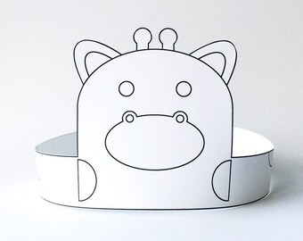 Elephant Safari Party Favor/hat Preschool/toddler Craft | Etsy