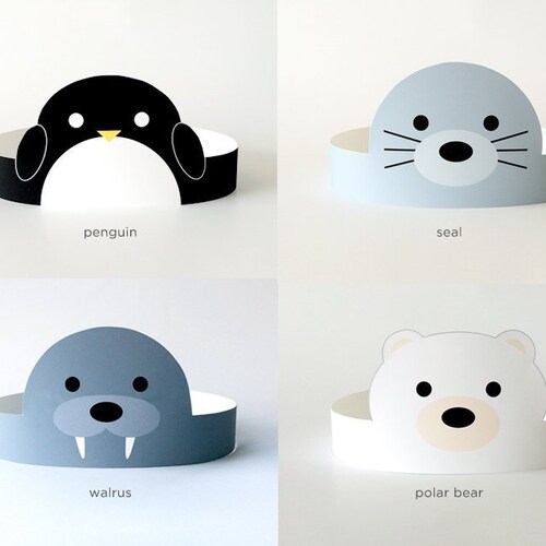 Bear Paper Crown Printable | Etsy