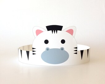 Giraffe Jungle Safari Party Hat/Favor Paper Craft for Kids | Etsy