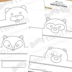 Print and Color Birthday Party Craft for Kids/toddlers, Paper Hat ...