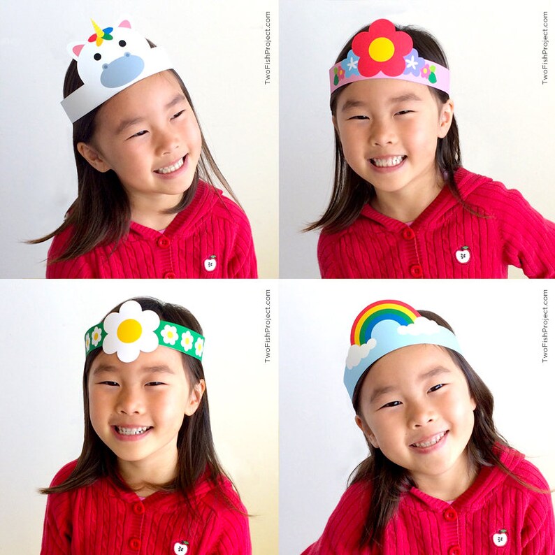 Rainbow Unicorn Birthday Party Hat/headband/crown/costume - Etsy
