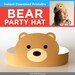 Brown Bear Woodland Party Supply, Bear Party Hat, Bear Costume/mask ...