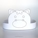 Donkey Color Me Paper Crown, Kids Costume Christmas/nativity, Printable ...