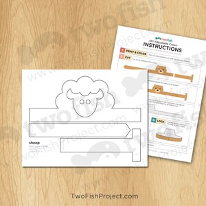 Coloring Sheep Costume Kids/toddler, Birthday Party Hat Supply/decor ...