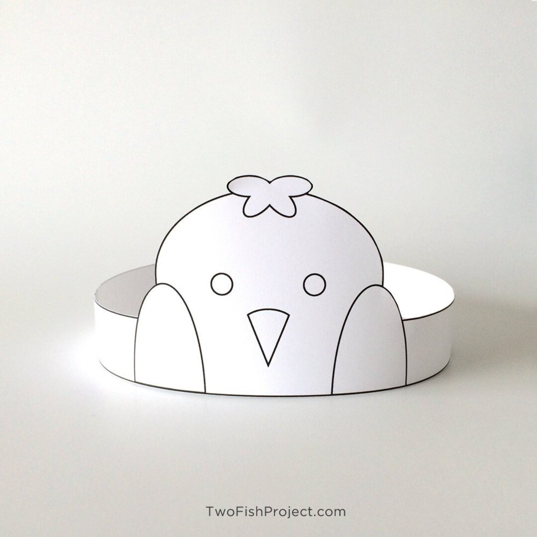 Parrot Coloring Mask/costume/headband, Jungle Safari Party Hats, Kids ...