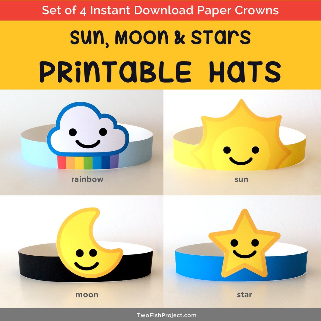 Rainbow Cloud, Sun, Moon, Star, Sky Birthday Party, Baby Shower ...