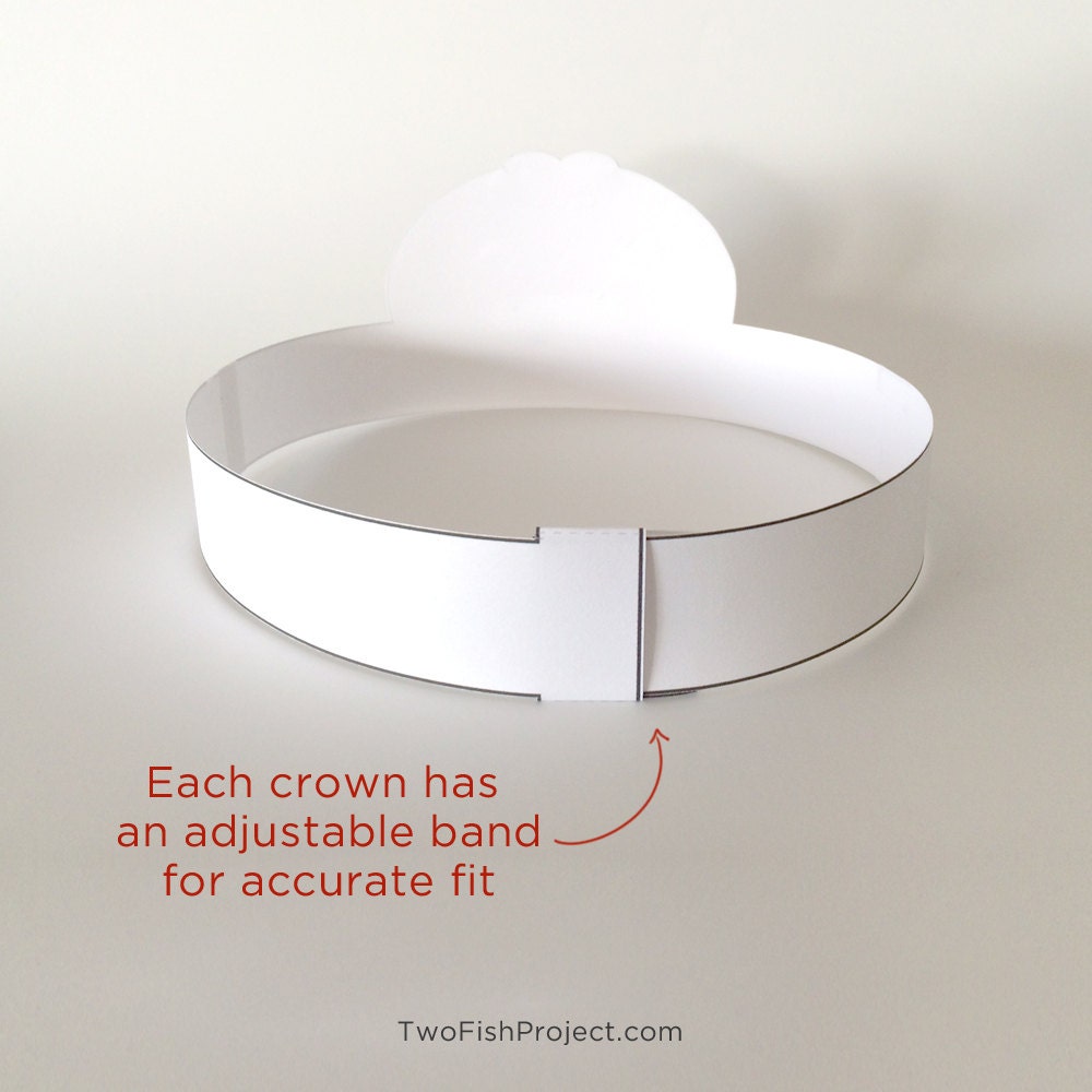 DIY Coloring Mask Printable Paper Crown Kit Kids Birthday | Etsy UK