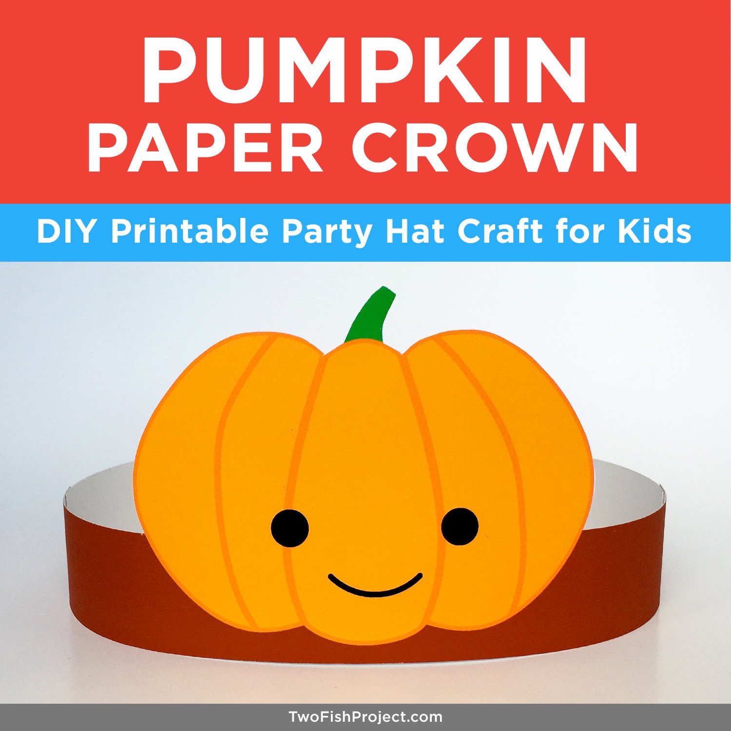 Harvest Pumpkin Paper Crown DIY Kids Halloween Costume - Etsy