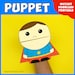 Superhero Printable Paper Puppet, Preschool / Kindergarten Hand Puppet ...