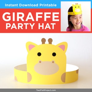 Safari Birthday Party Paper Crown/hat, Printable Mask, Baby Shower ...