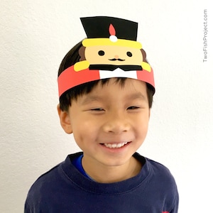 Christmas Party Hats for Kids/adults, Christmas Paper Crowns/headbands ...