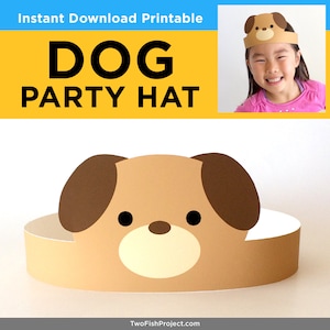 Dog Birthday Hat/crown Party Favors/supplies, Dog Mask, Kids Dog ...