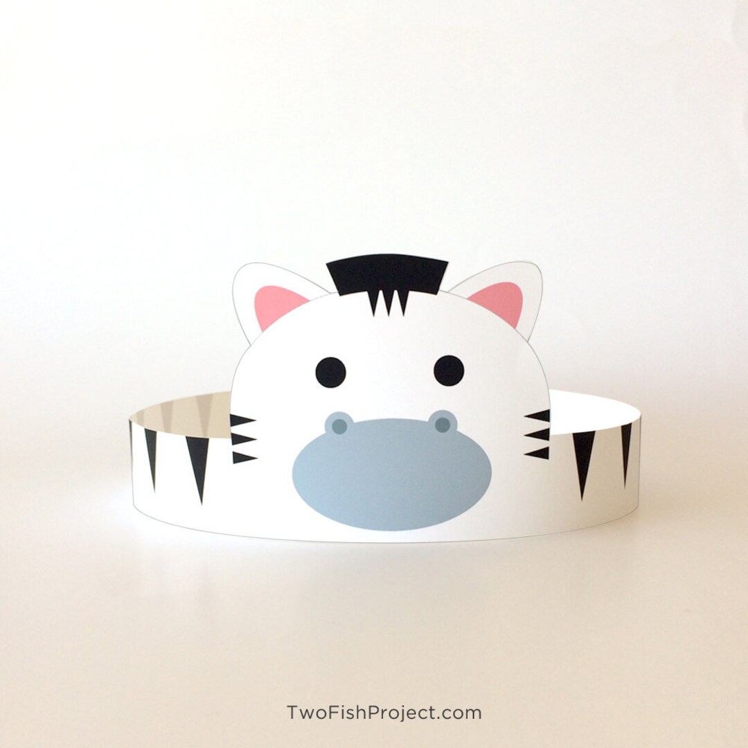 Safari Party Favors/supplies, Zebra Costume/mask, Kids Pretend Play ...