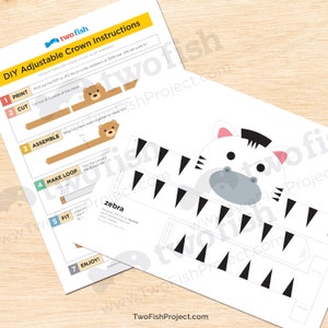 Safari Party Favors/supplies, Zebra Costume/mask, Kids Pretend Play ...