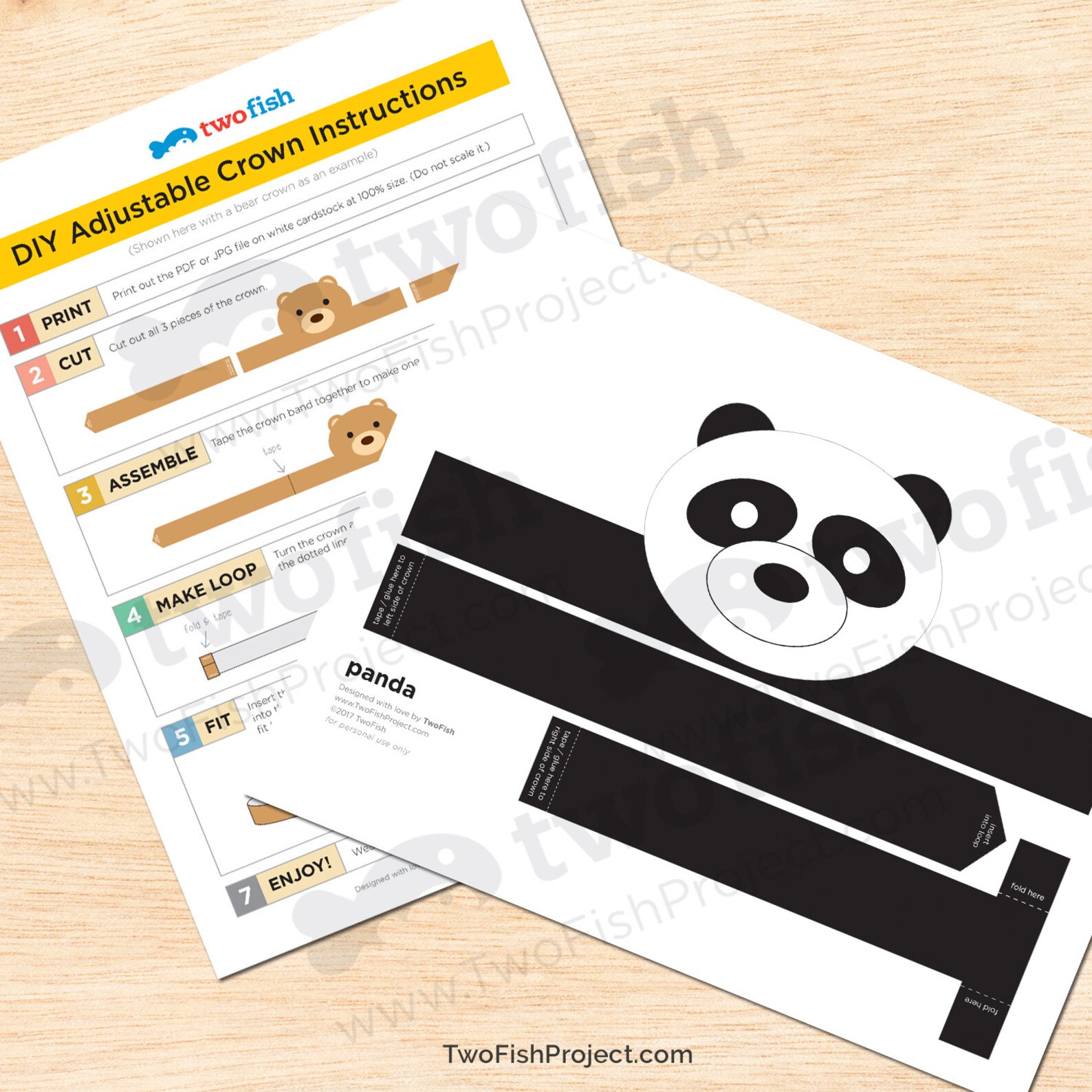 Panda Costume Mask Birthday Party Favors/supplies Imaginary - Etsy