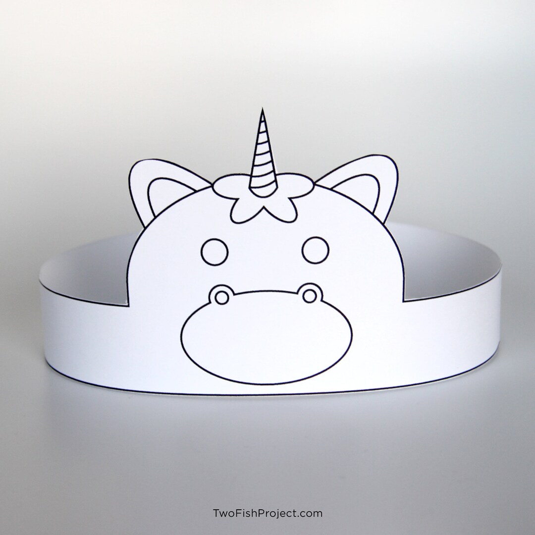 Unicorn Color Me Birthday Party Hat/favors/supplies, Costume Mask ...