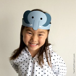 Safari Birthday Party Paper Crown/hat, Printable Mask, Baby Shower ...