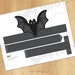 Halloween Black Bat Paper Crown DIY Kids Halloween Costume - Etsy