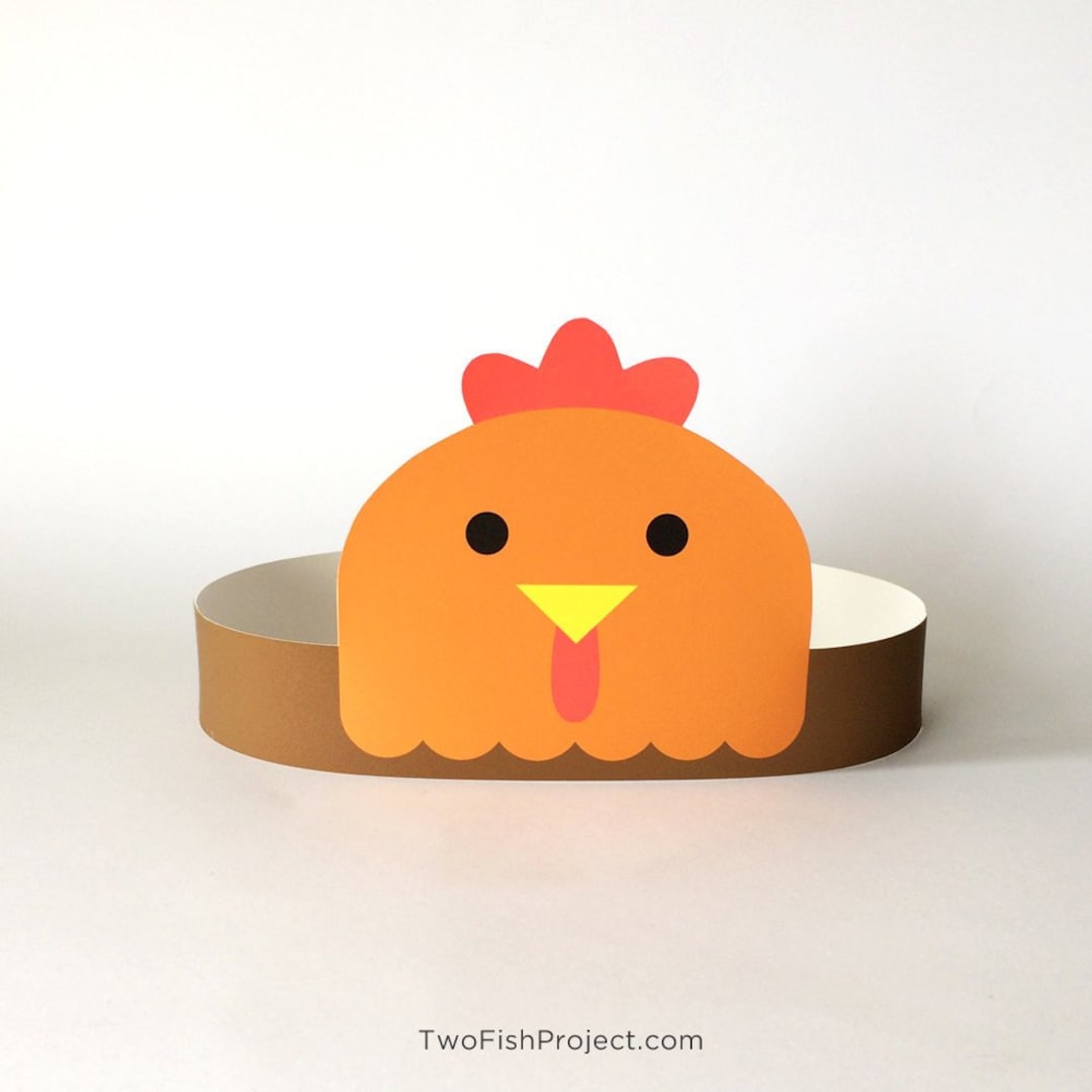 Hen Chicken Girl Farm Party Favor, Barnyard Birthday Girl, Farm Animal ...