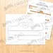 Forest/woodland Animal Party Supplies/favors/hats, Coloring Favor ...