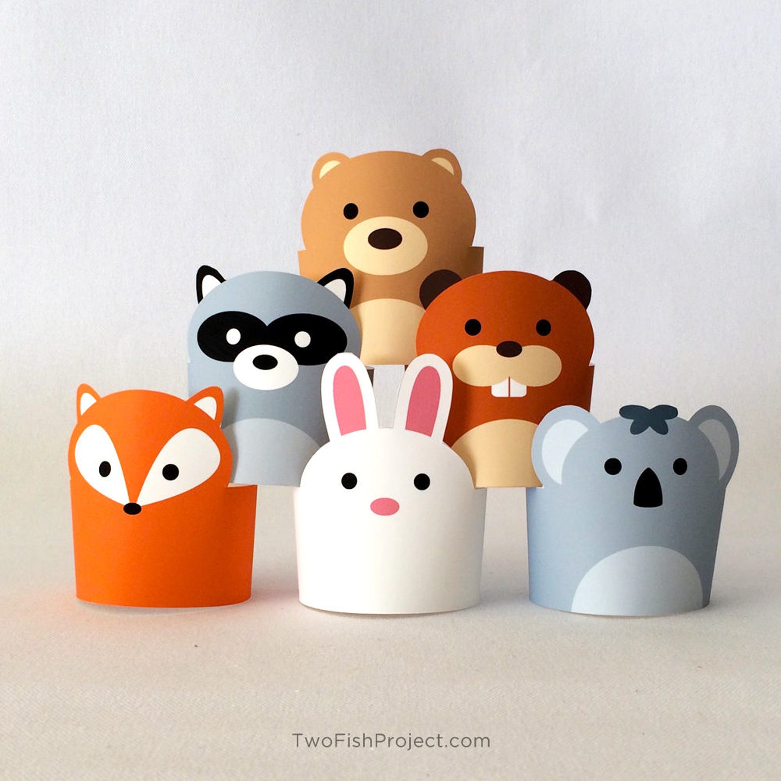Pretend Play Toys for Kids, Paper Craft Animals, DIY Forest Animals ...