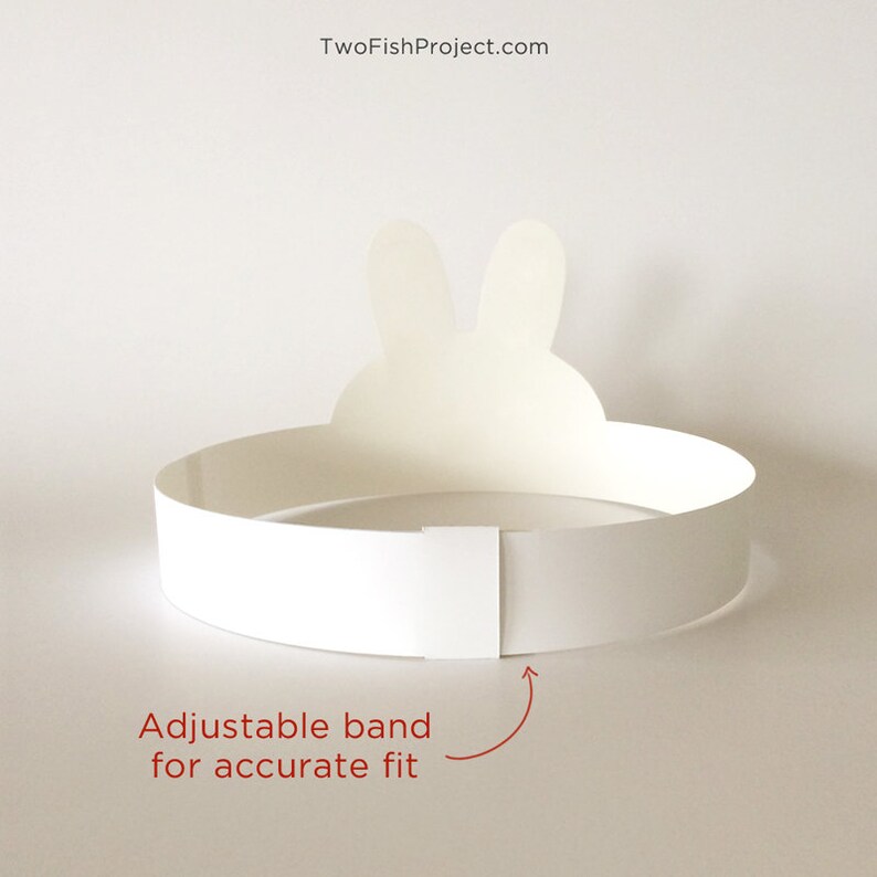 Rabbit Coloring Craft for Kids, Rabbit Ears Headband, Imagination Play ...