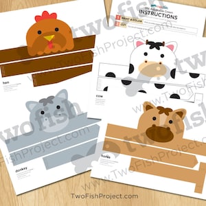 Printable Masks Kids/boys/girls/adults, Birthday Party Hat/headband ...