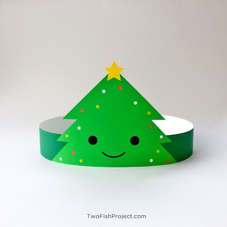 Christmas Party Headband/hat, Christmas Paper Crowns Printable ...