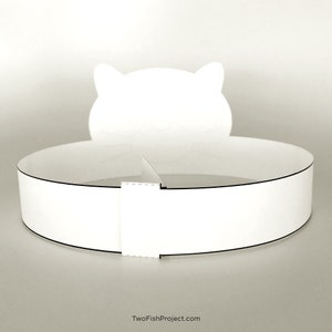 Kitty Cat Coloring Party Favors, Cat Birthday Hat, Cat Party Hat ...