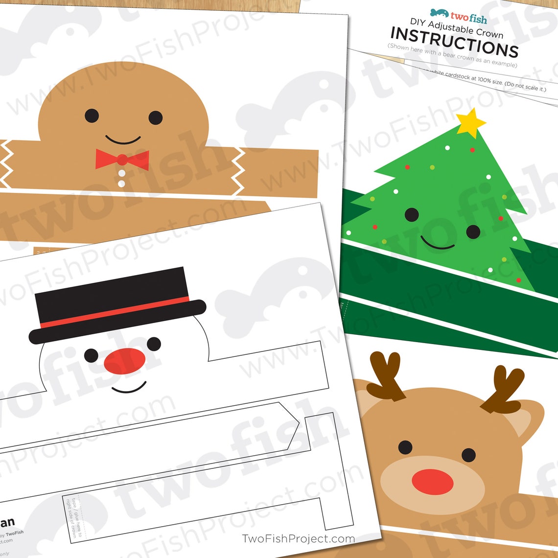 Christmas Party Hats for Kids/adults Christmas Paper - Etsy UK