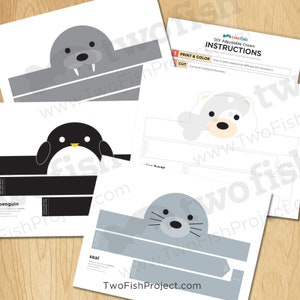 Arctic Animal Baby Shower Supplies/decor/decorations, Costume/masks for ...