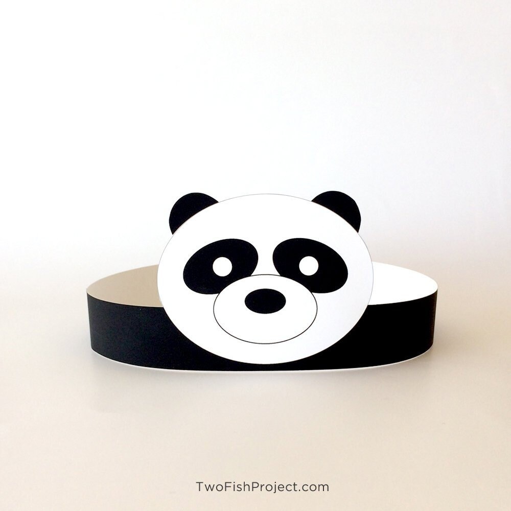 Panda Costume Mask, Birthday Party Favors/supplies, Imaginary Play ...