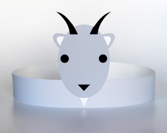 Chicken Coloring Hat Farm Animal Birthday Party Hat Mask | Etsy